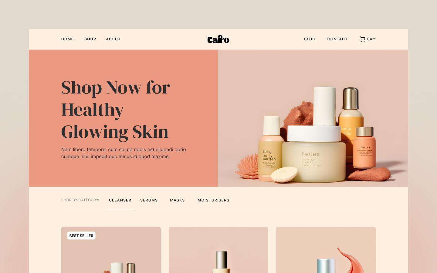 Cairo - Shop HTML5 Responsive Website Template