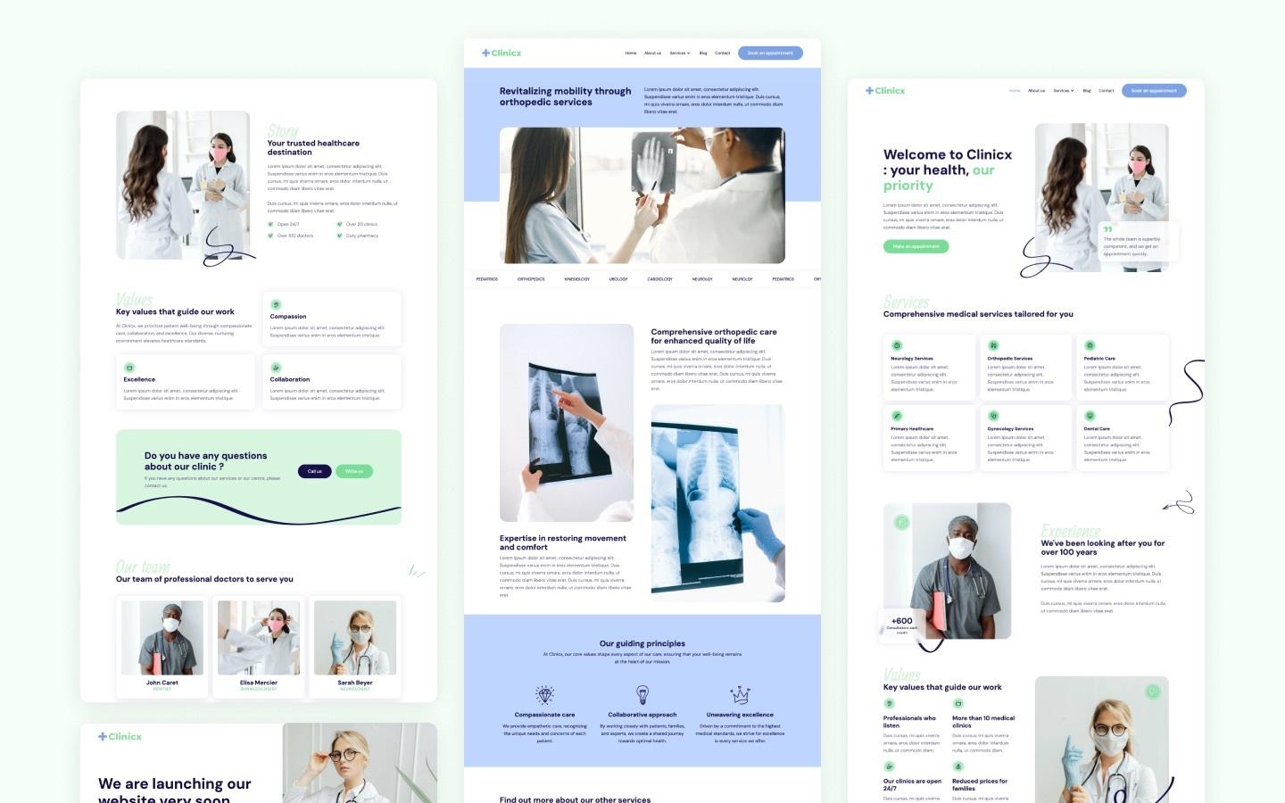 Clinicx - Doctor HTML5 Responsive Website Template