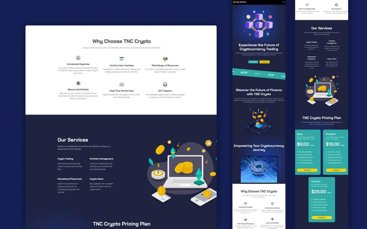 TNC Crypto - Finance HTML5 Responsive Website Template