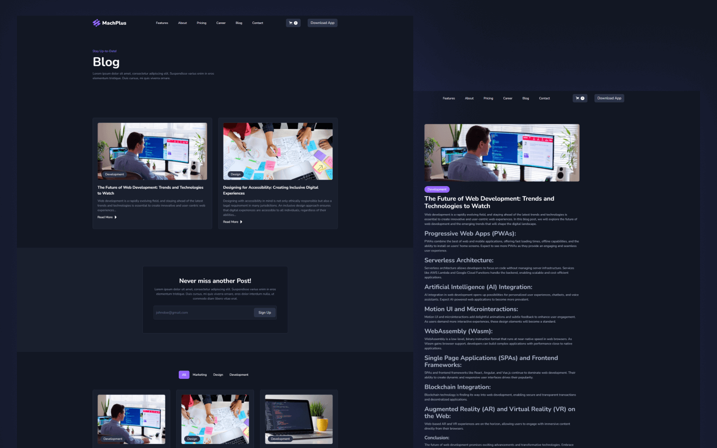 MachPlus - App HTML5 Responsive Website Template