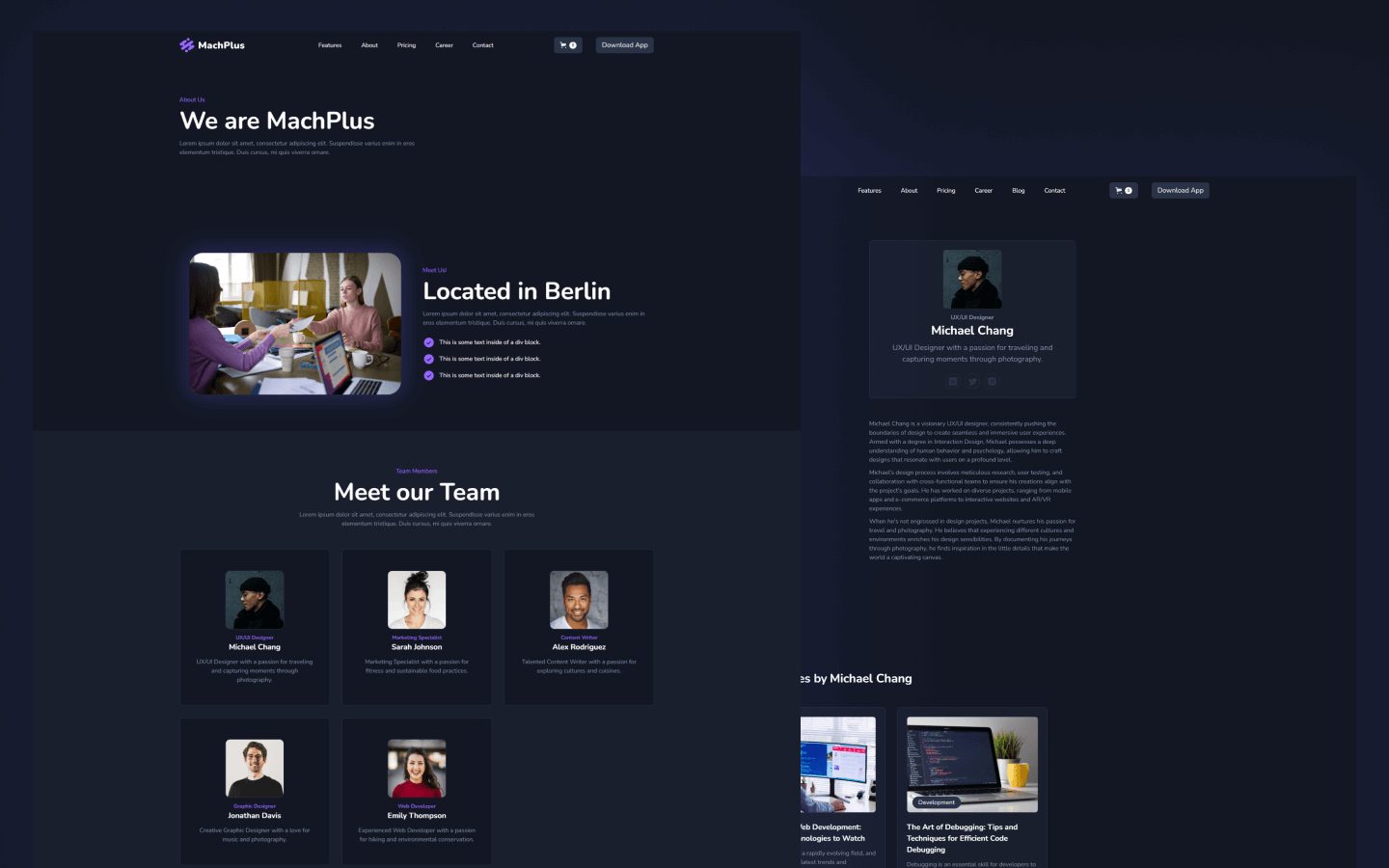 MachPlus - App HTML5 Responsive Website Template