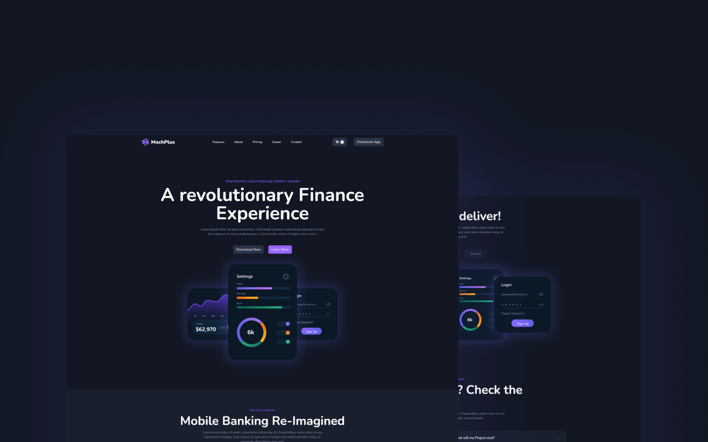 MachPlus - App HTML5 Responsive Website Template