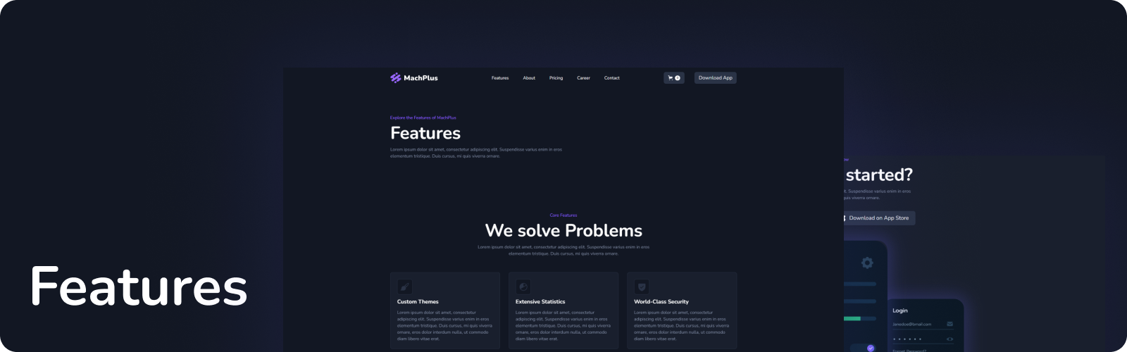 MachPlus - App HTML5 Responsive Website Template