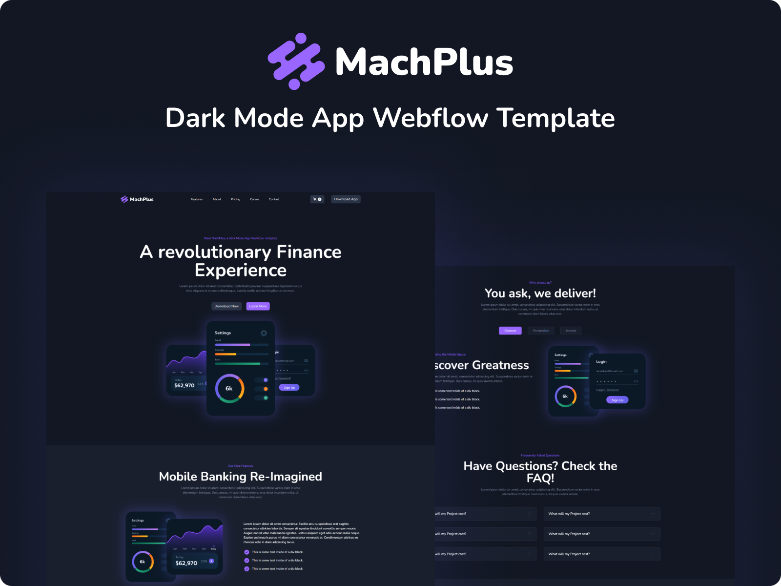 MachPlus - App HTML5 Responsive Website Template