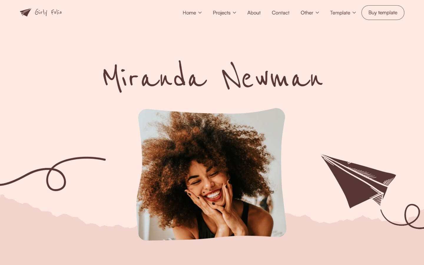 Girly Folio - Portfolio HTML5 Responsive Website Template