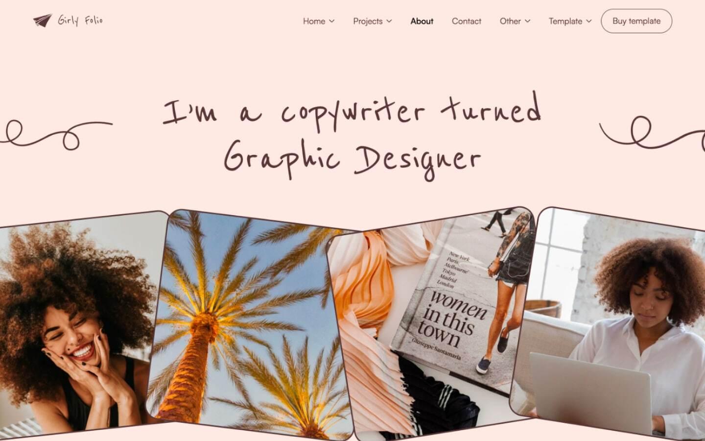 Girly Folio - Portfolio HTML5 Responsive Website Template