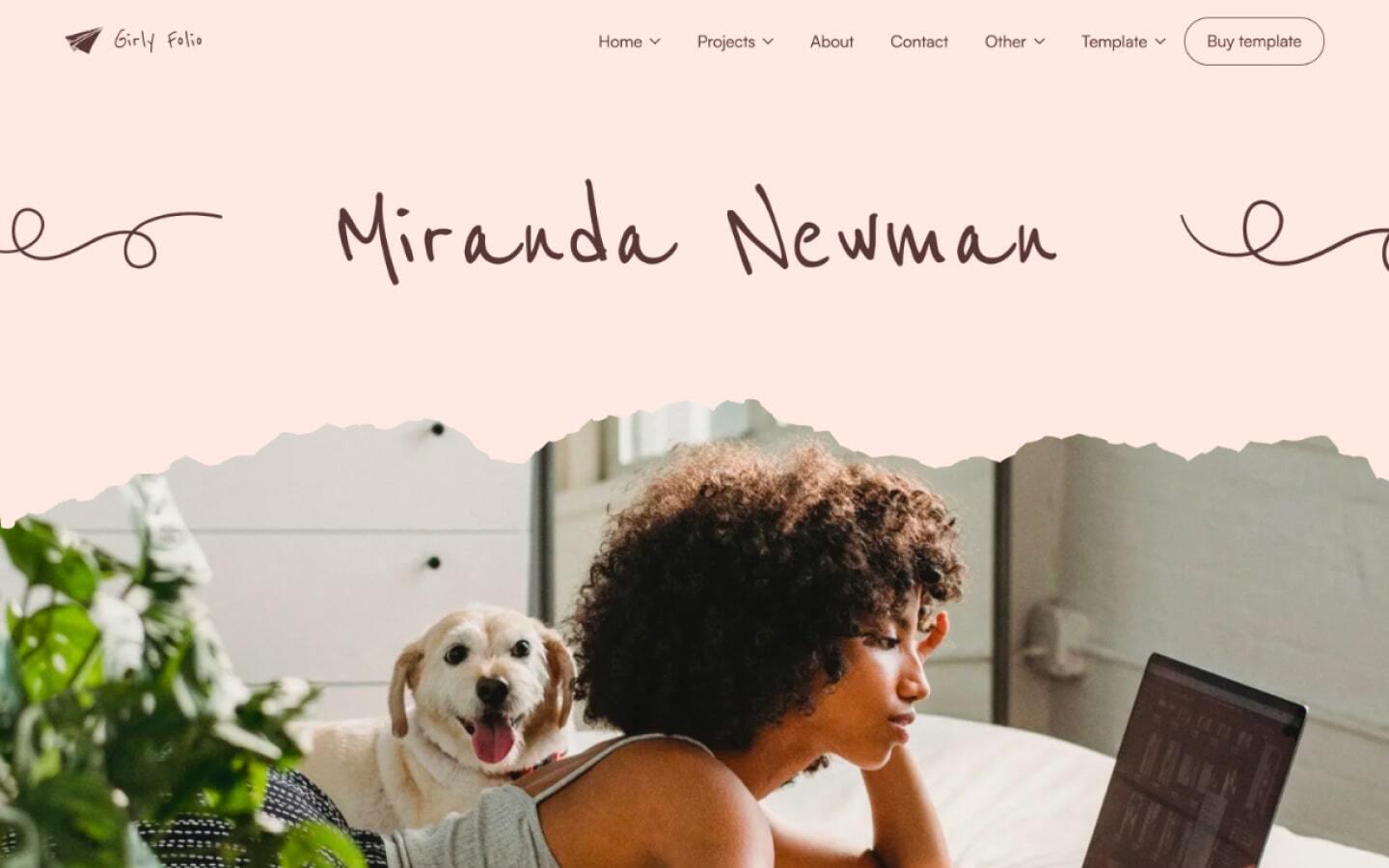 Girly Folio - Portfolio HTML5 Responsive Website Template