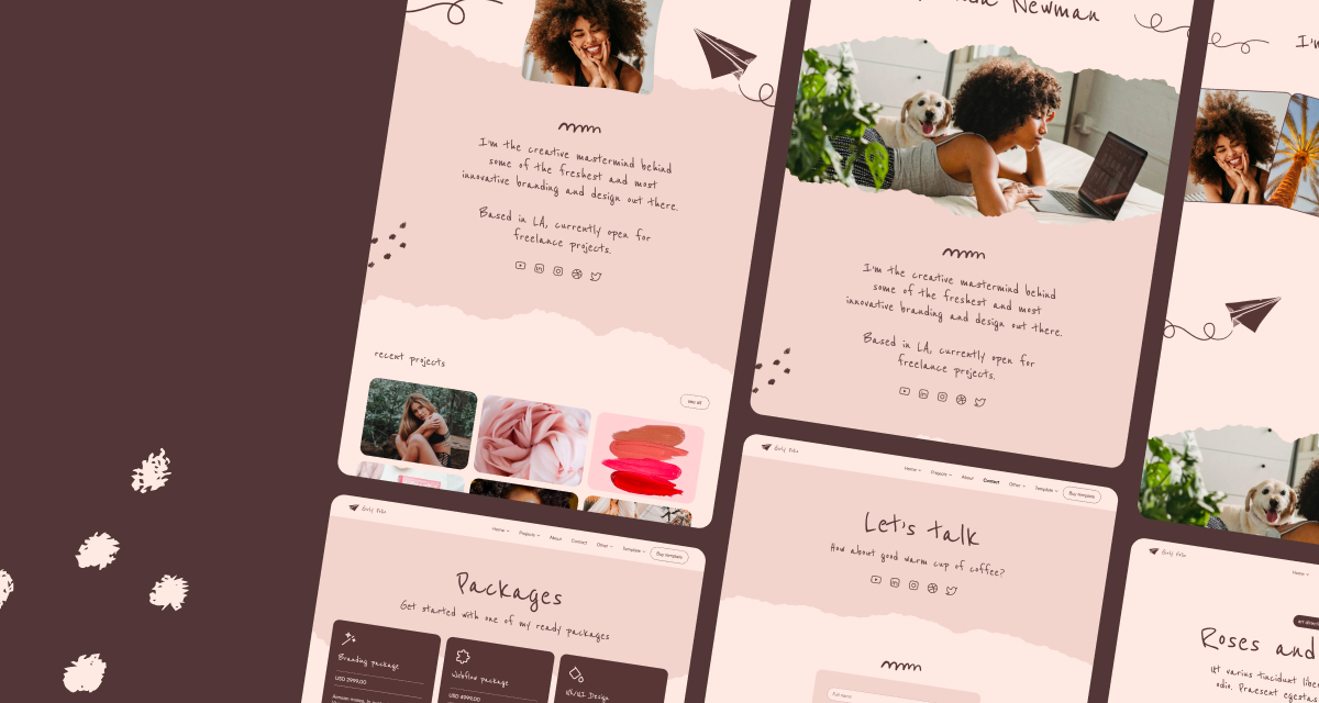 Girly Folio - Portfolio HTML5 Responsive Website Template