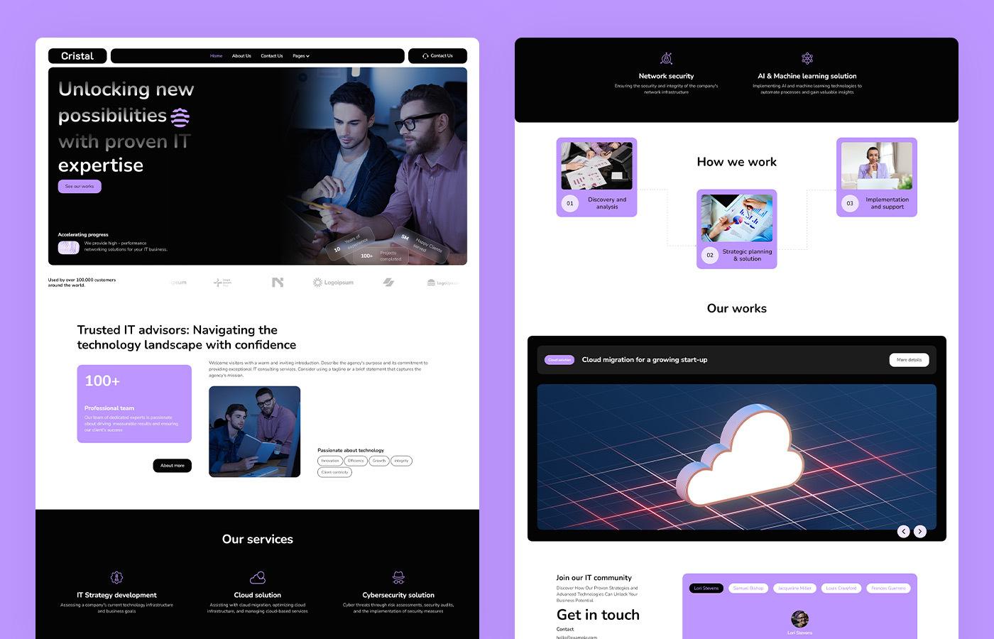 Cristal - Agency HTML5 Responsive Website Template
