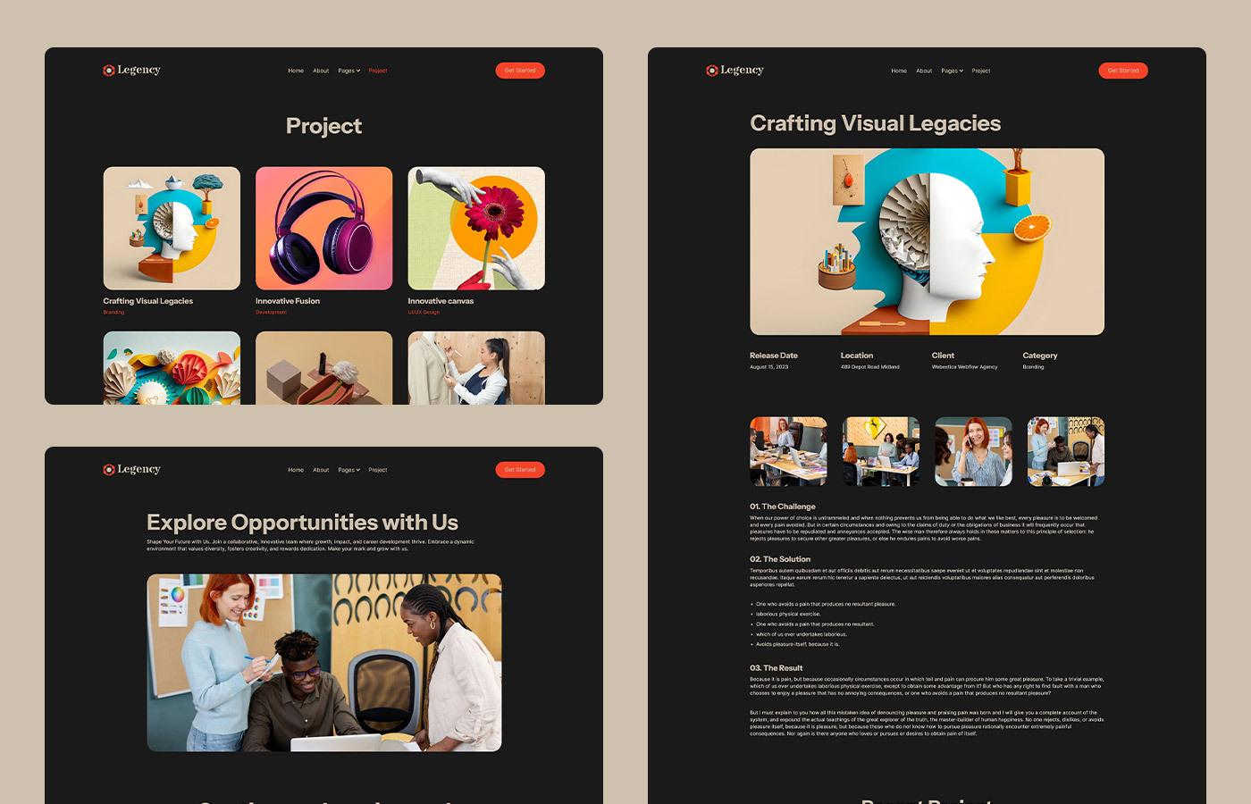 Legency - Agency HTML5 Responsive Website Template