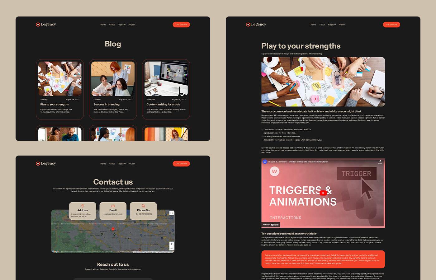 Legency - Agency HTML5 Responsive Website Template