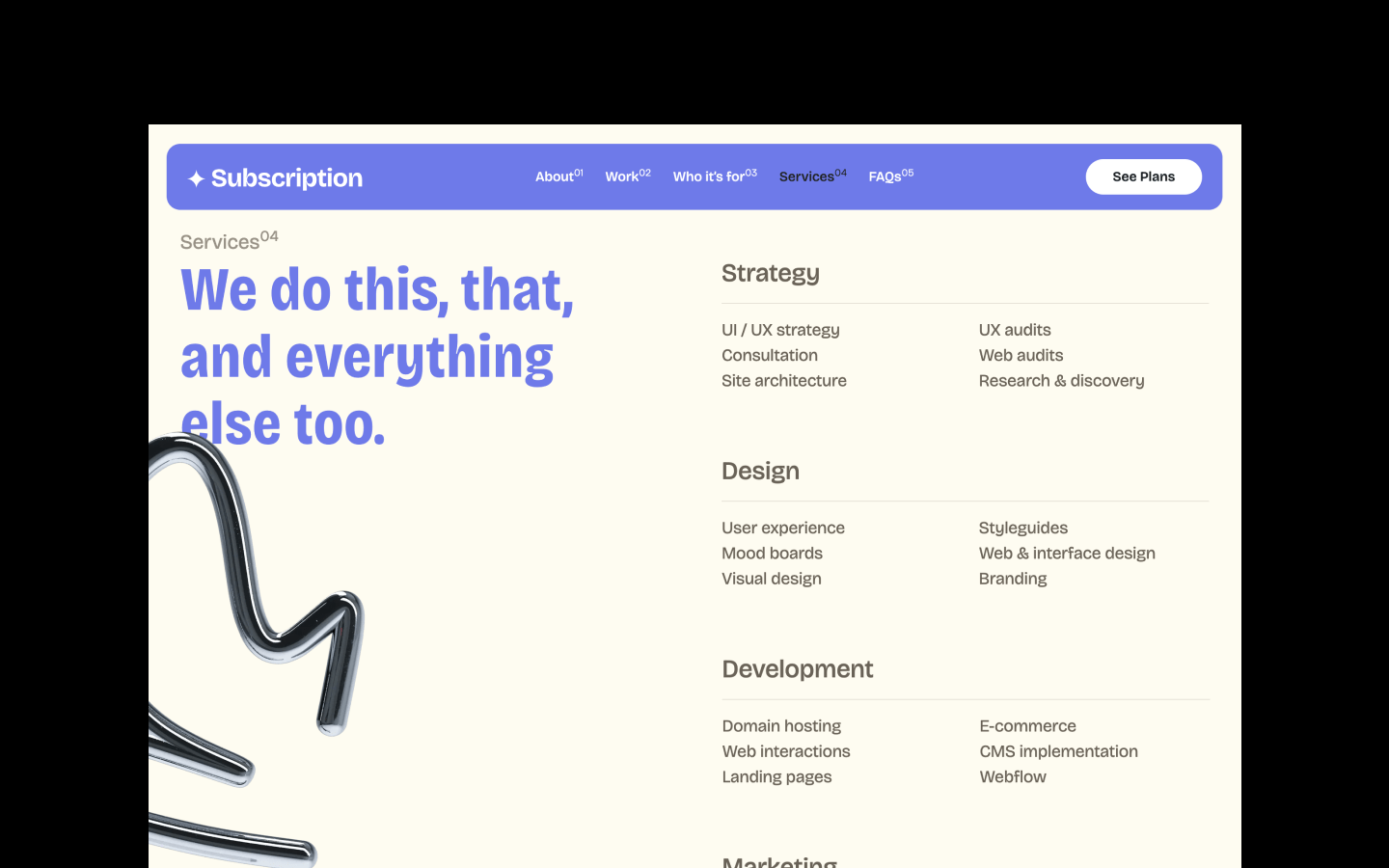 Subscription - Portfolio HTML5 Responsive Website Template