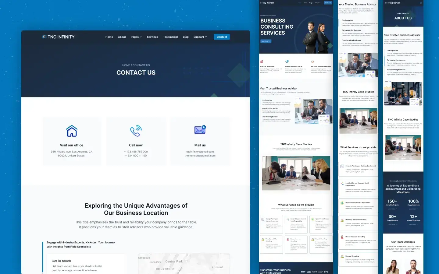 TNC Infinity - Corporate HTML5 Responsive Website Template