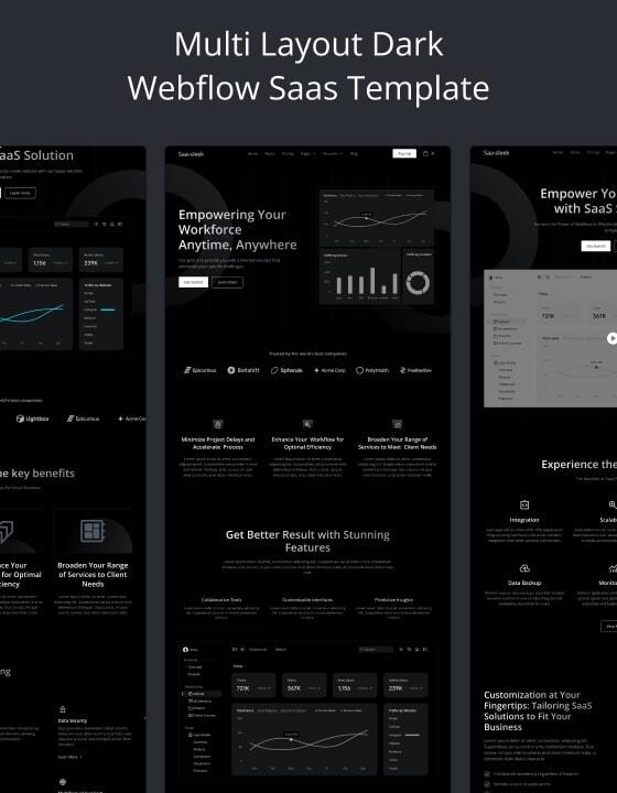 Saa-Sleek - SaaS HTML5 Responsive Website Template