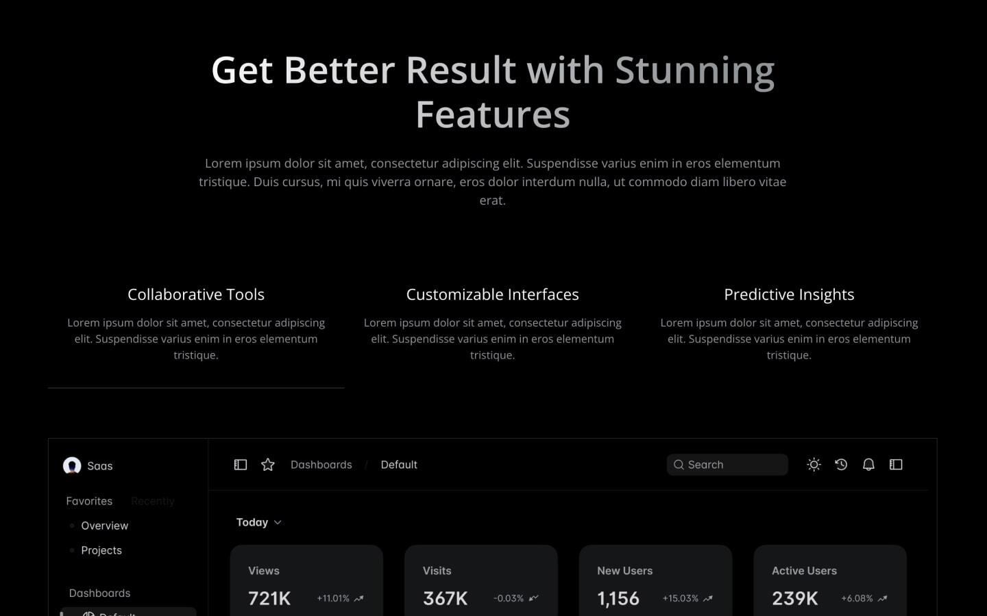 Saa-Sleek - SaaS HTML5 Responsive Website Template