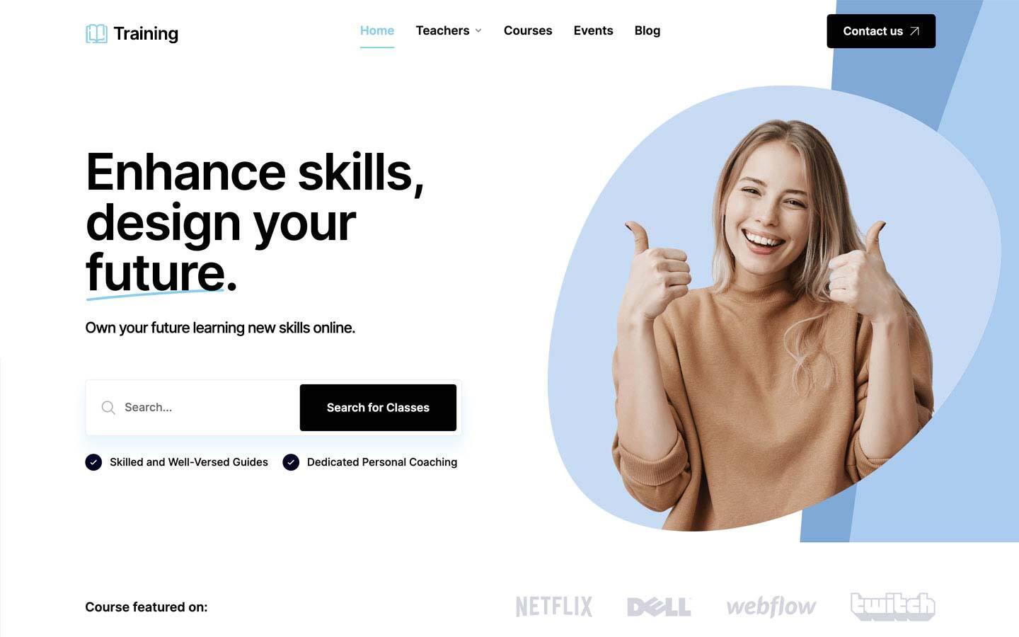 Training - Education HTML5 Responsive Website Template