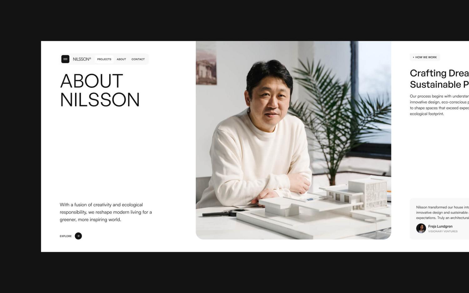 Nilsson - Architecture HTML5 Responsive Website Template