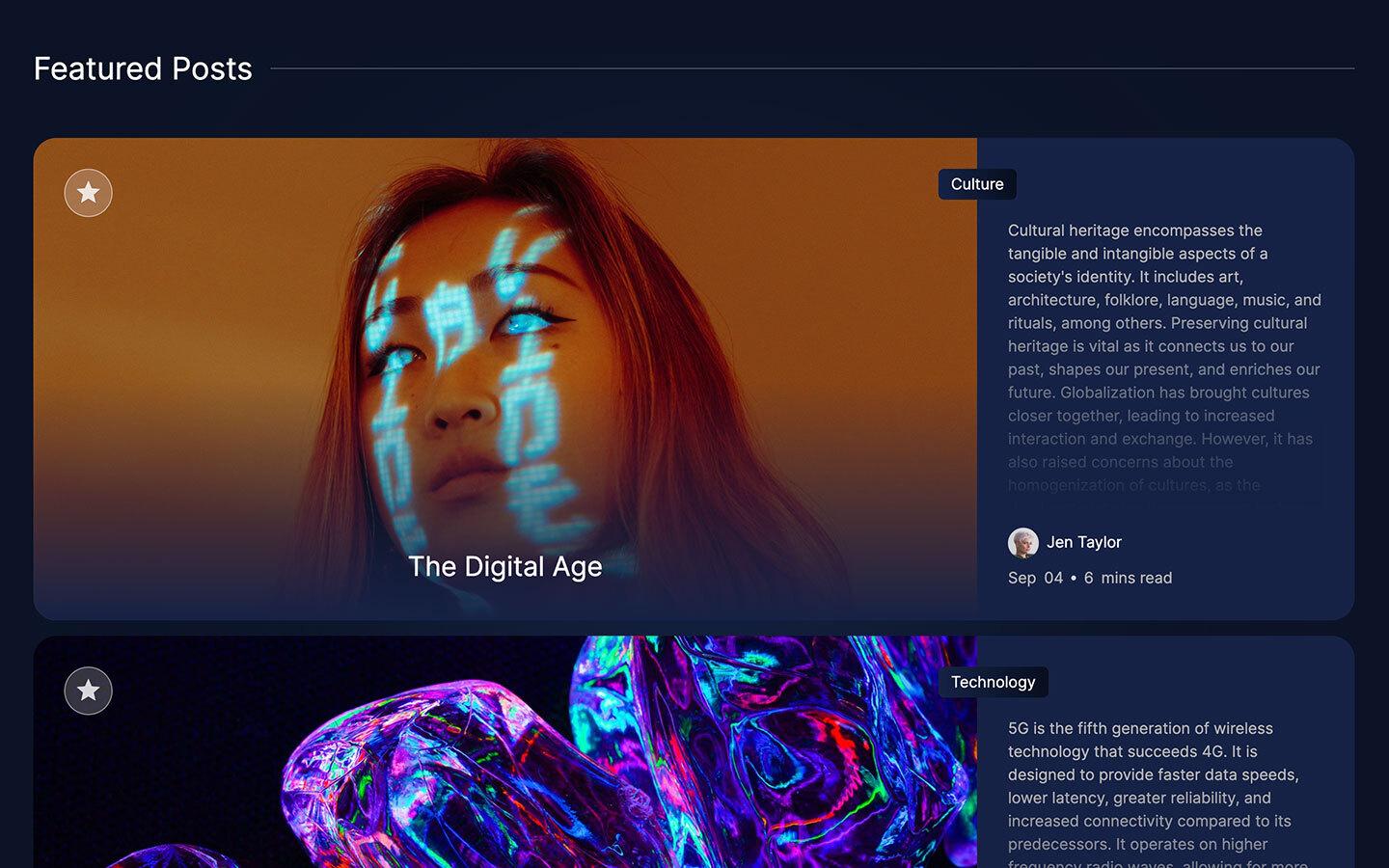 Modern Bloq - Blog HTML5 Responsive Website Template