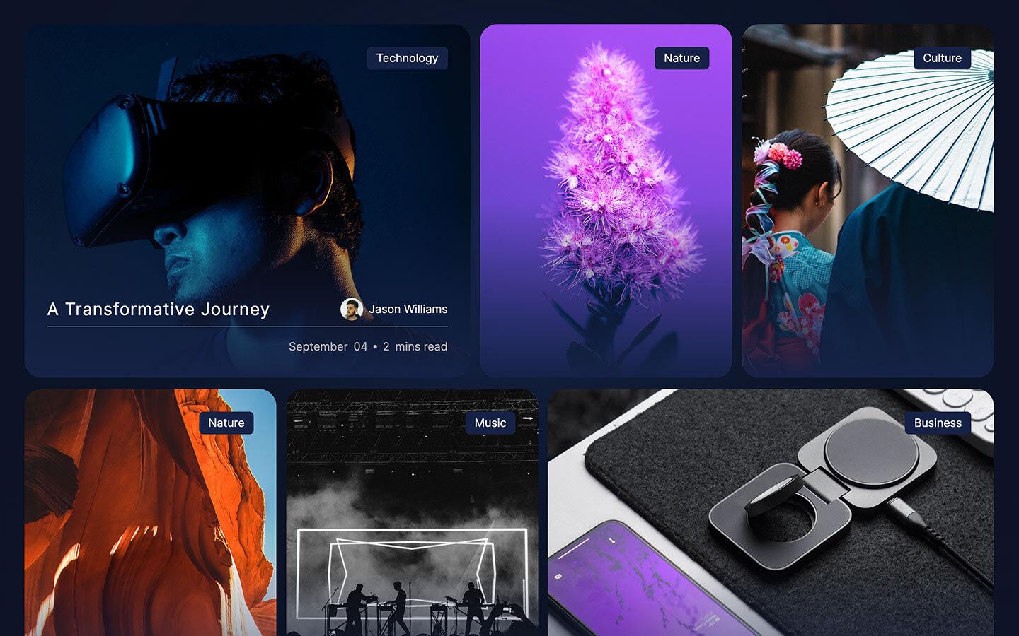 Modern Bloq - Blog HTML5 Responsive Website Template