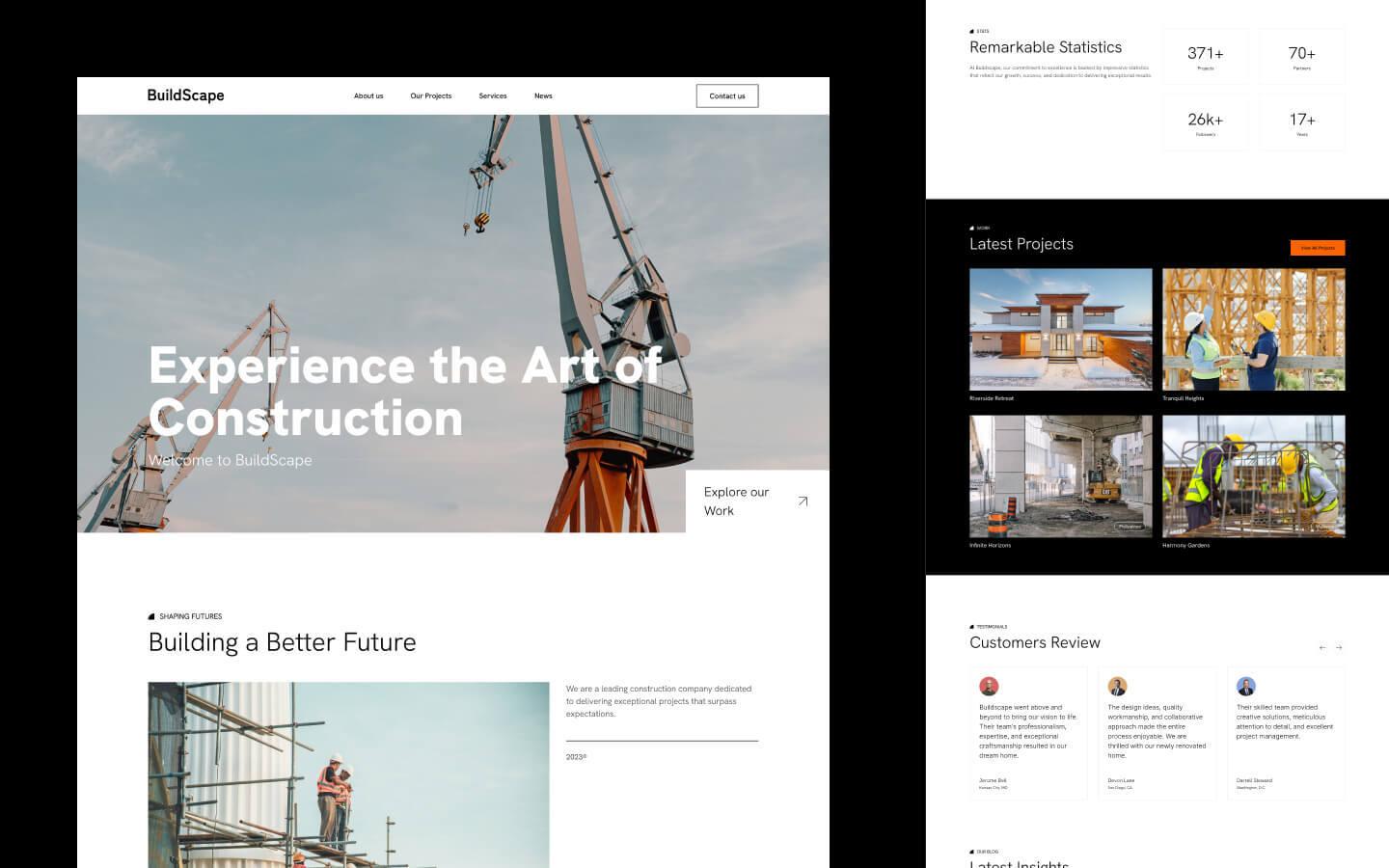 BuildScape - Construction HTML5 Responsive Website Template