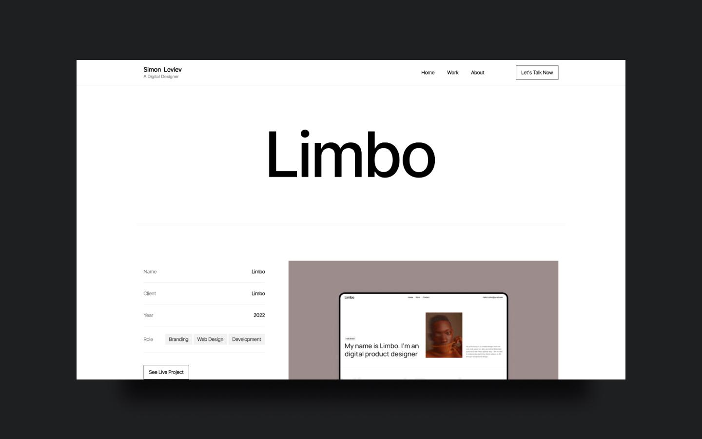 Simon Leviev - Portfolio HTML5 Responsive Website Template