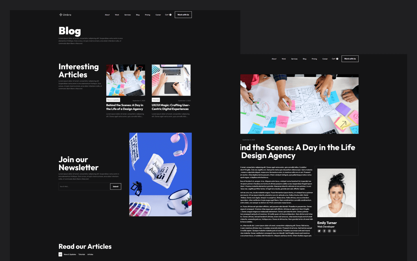 Umbra - Agency HTML5 Responsive Website Template