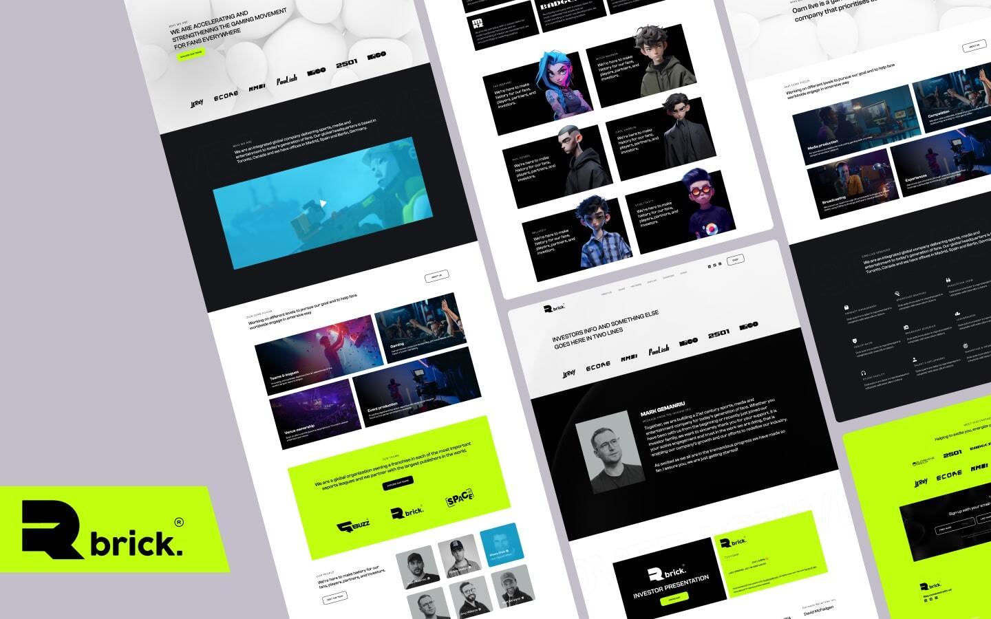Brick - Game HTML5 Responsive Website Template