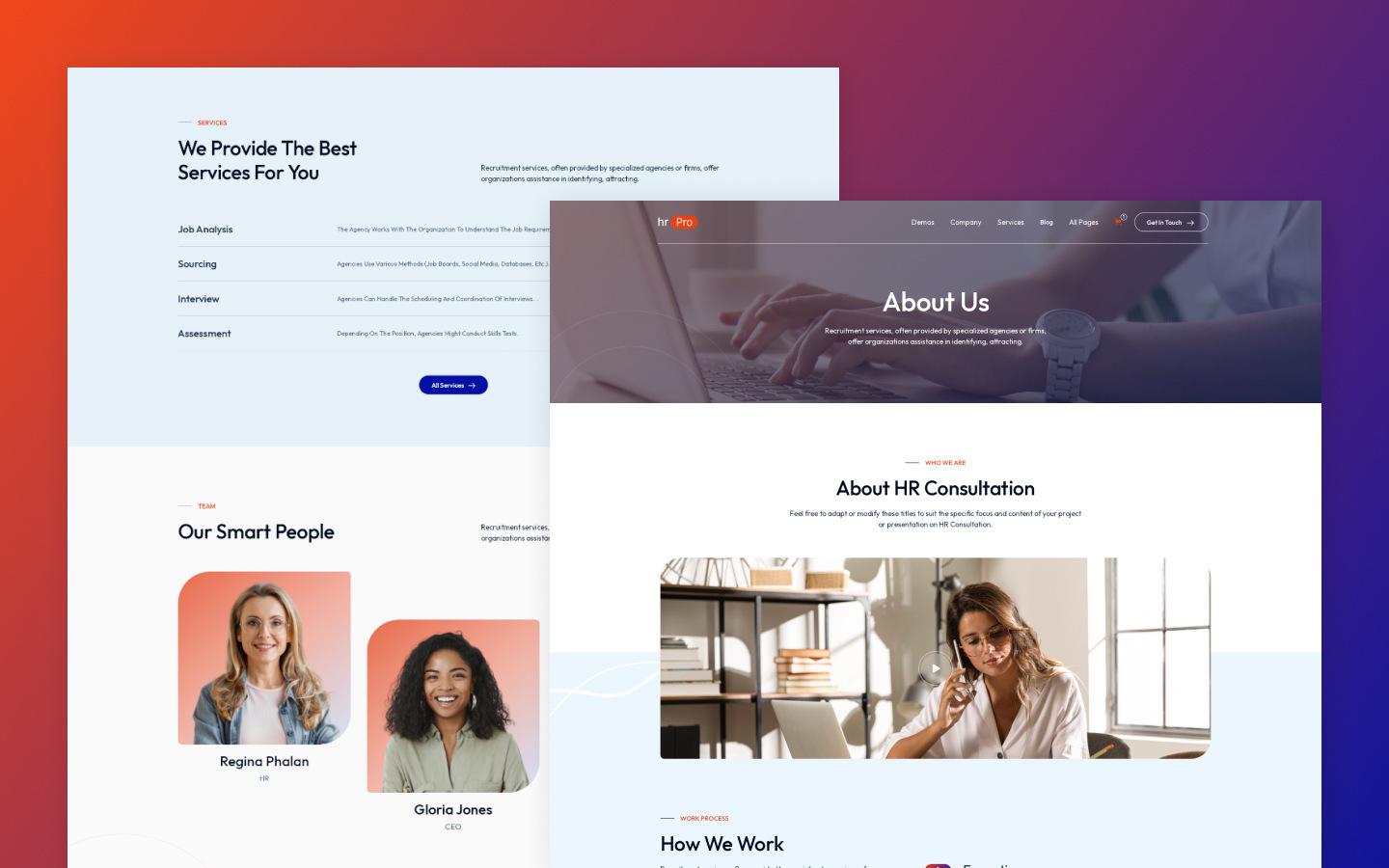 HrPro - Recruitment HTML5 Responsive Website Template