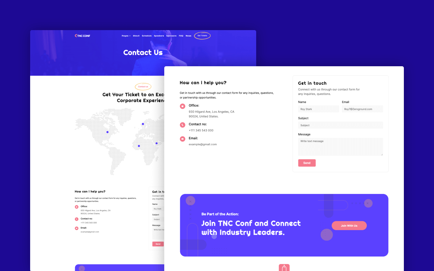 TNC Conf - Event HTML5 Responsive Website Template