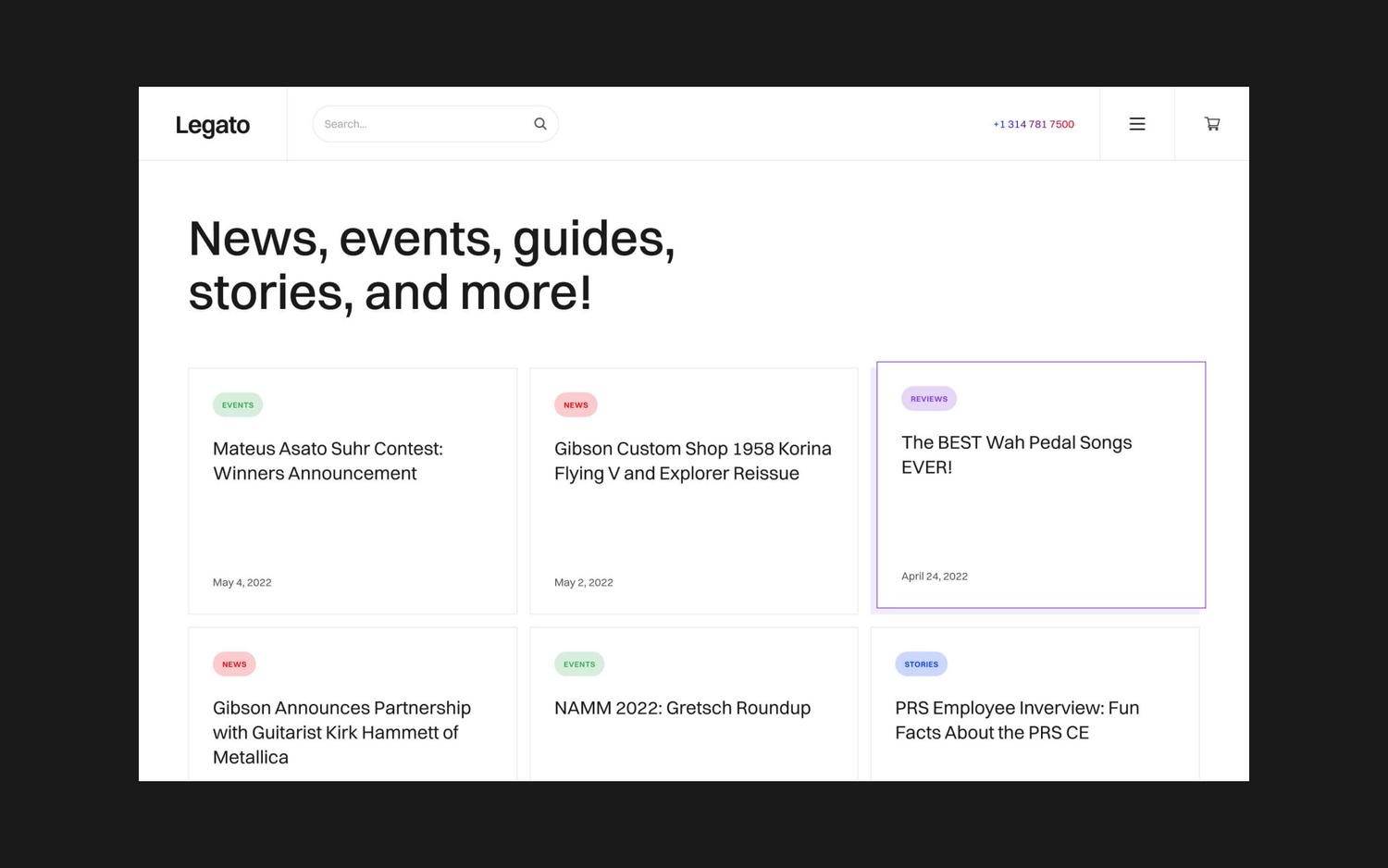 Legato - Shop HTML5 Responsive Website Template