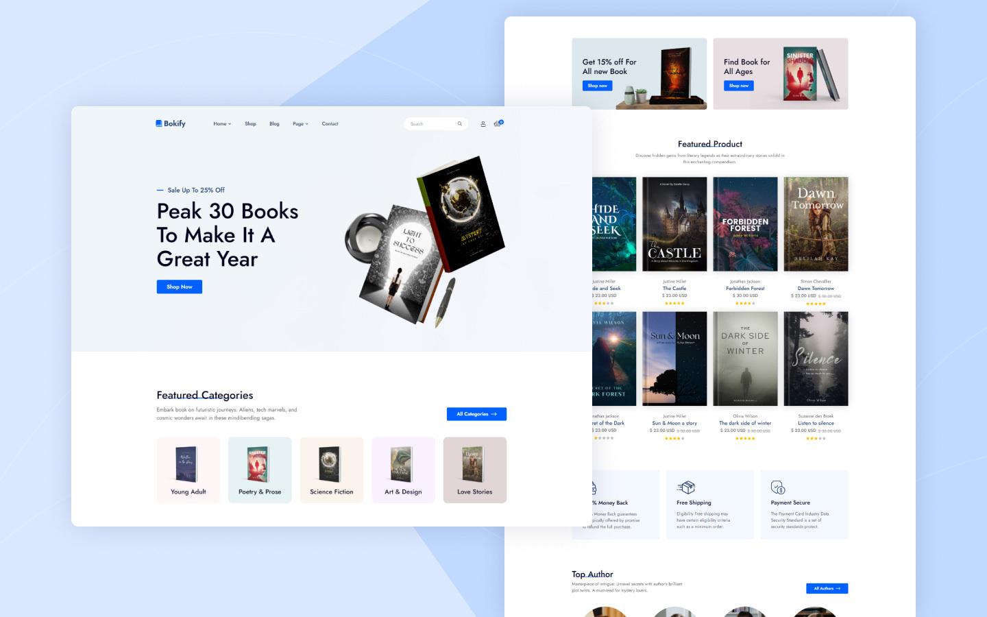 Bokify - Book HTML5 Responsive Website Template