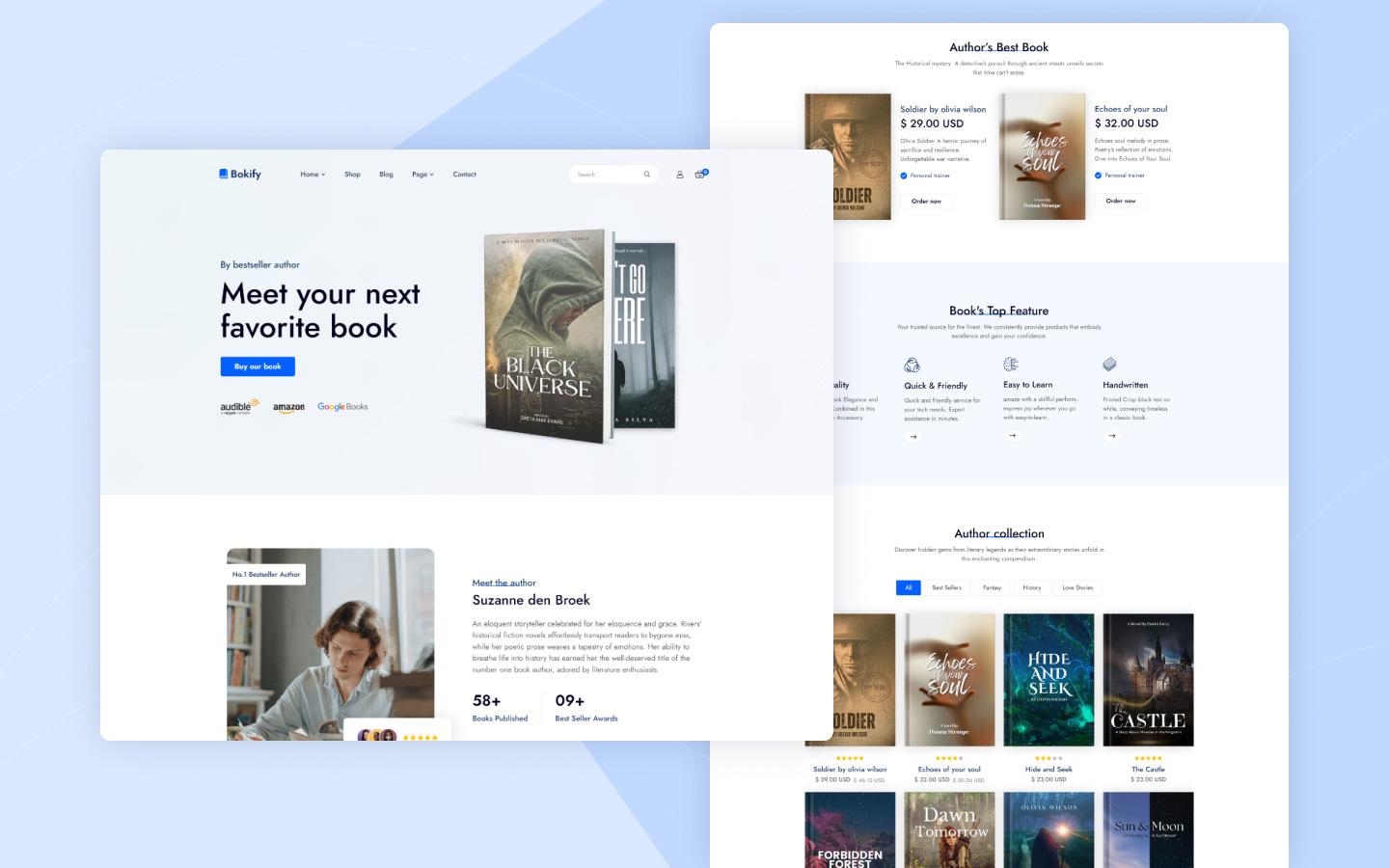 Bokify - Book HTML5 Responsive Website Template