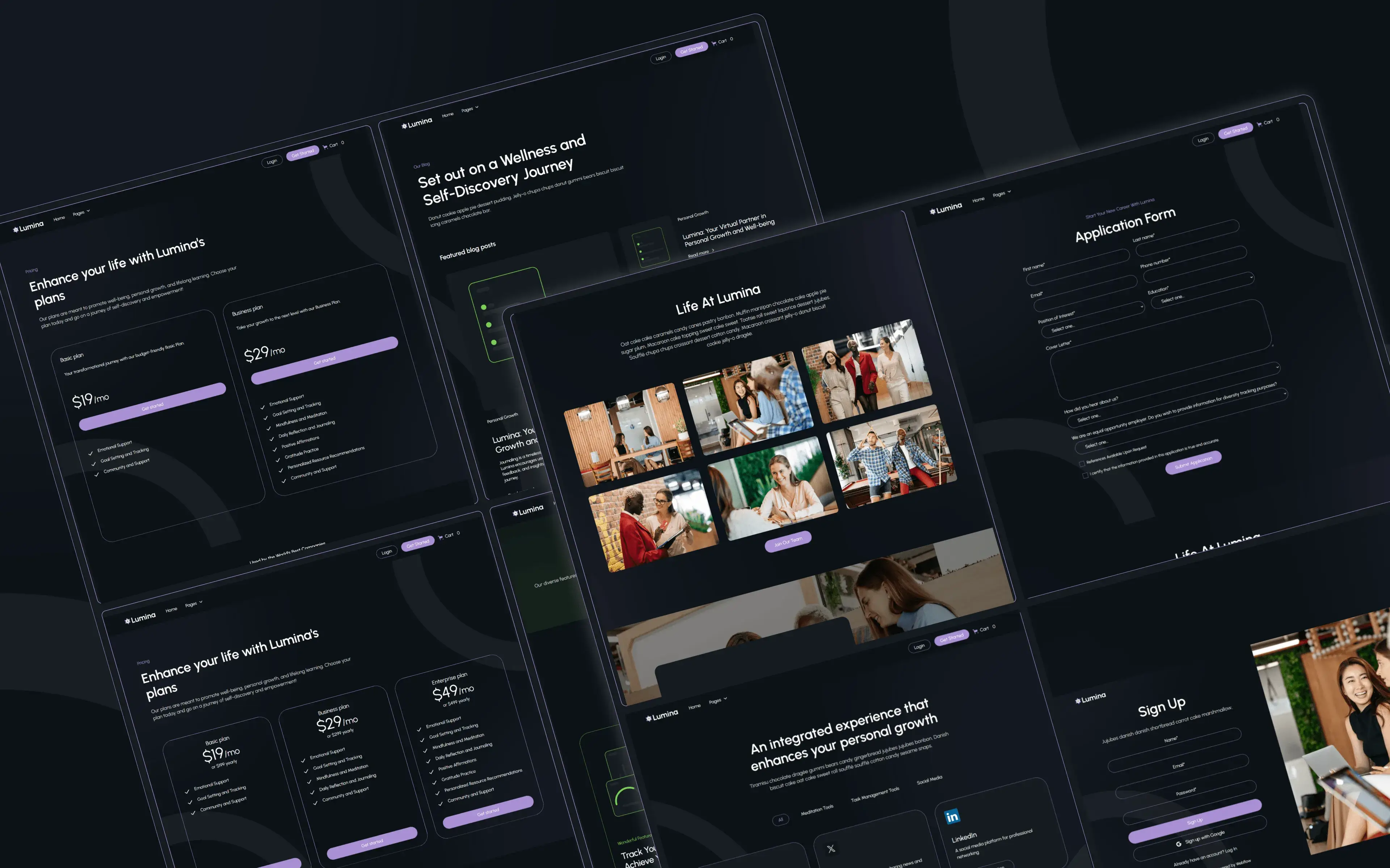 LuminaAI - SaaS HTML5 Responsive Website Template