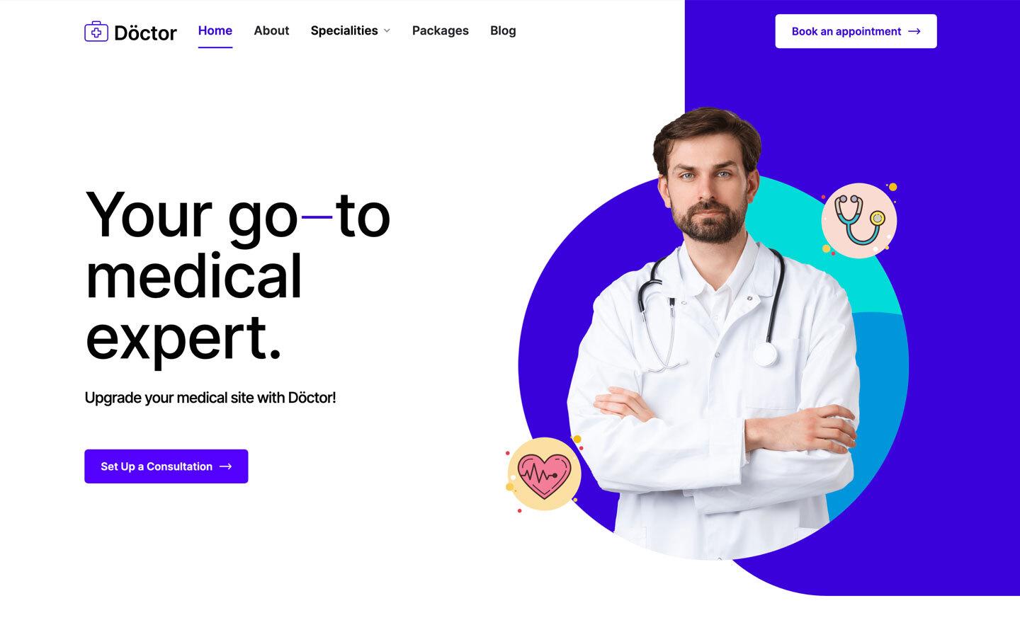 Dactör - Doctor HTML5 Responsive Website Template