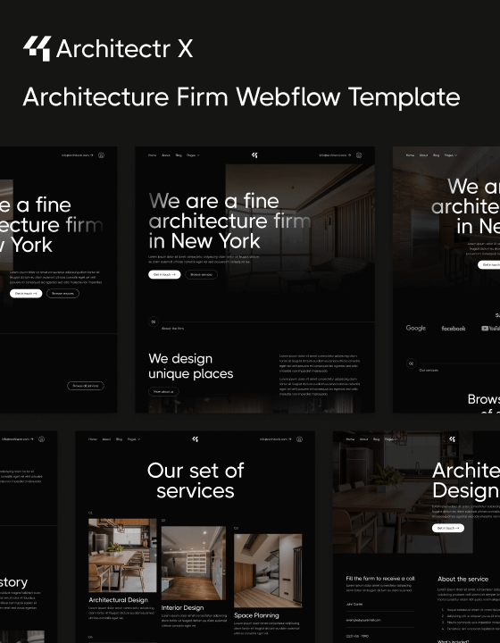 Architectr X by BRIX Templates | Muzli Creative Store