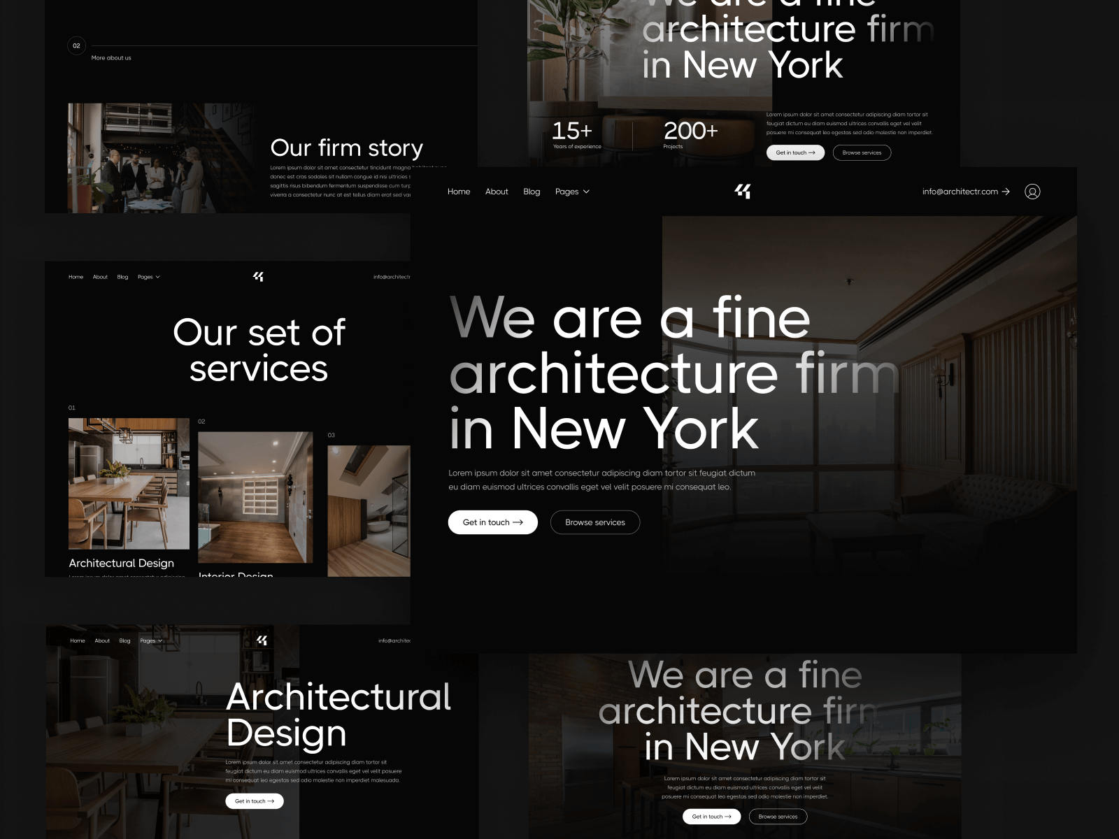 Architectr X - Architecture HTML5 Responsive Website Template