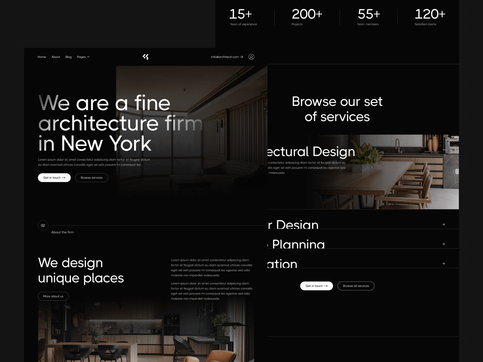 Architectr X - Architecture HTML5 Responsive Website Template