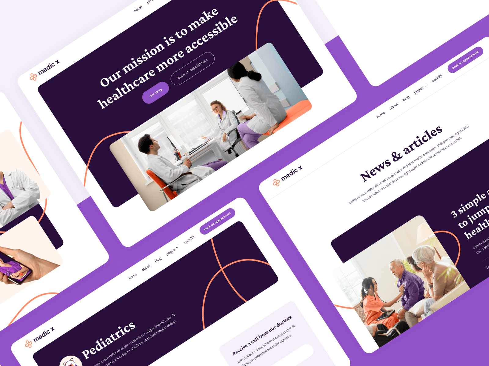 Medic X - Hospital HTML5 Responsive Website Template