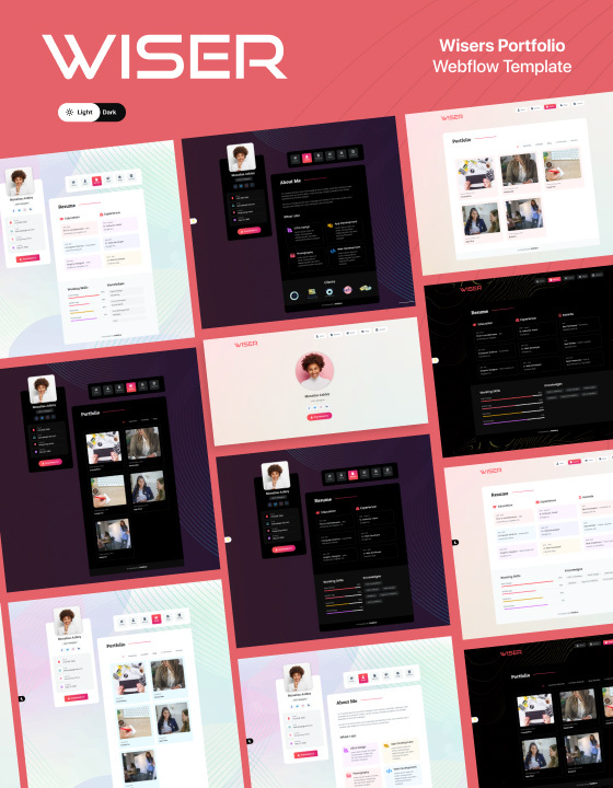 Wisers - CV HTML5 Responsive Website Template