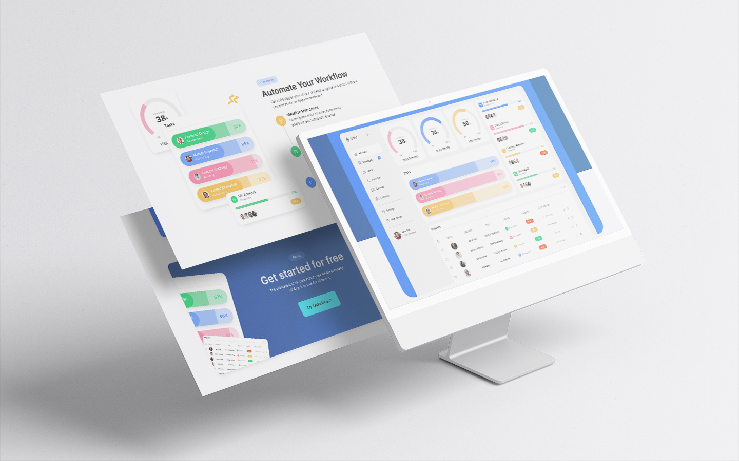 Taskz - SaaS HTML5 Responsive Website Template