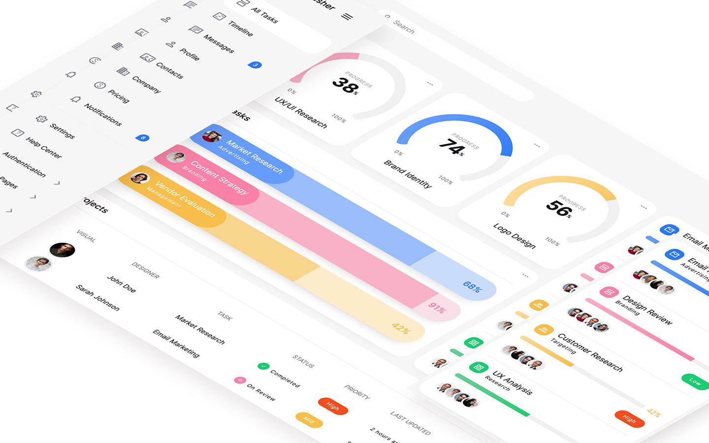 Task Dasher - Dashboard HTML5 Responsive Website Template
