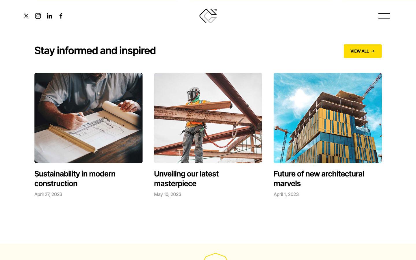 Cōnstruc - Construction HTML5 Responsive Website Template