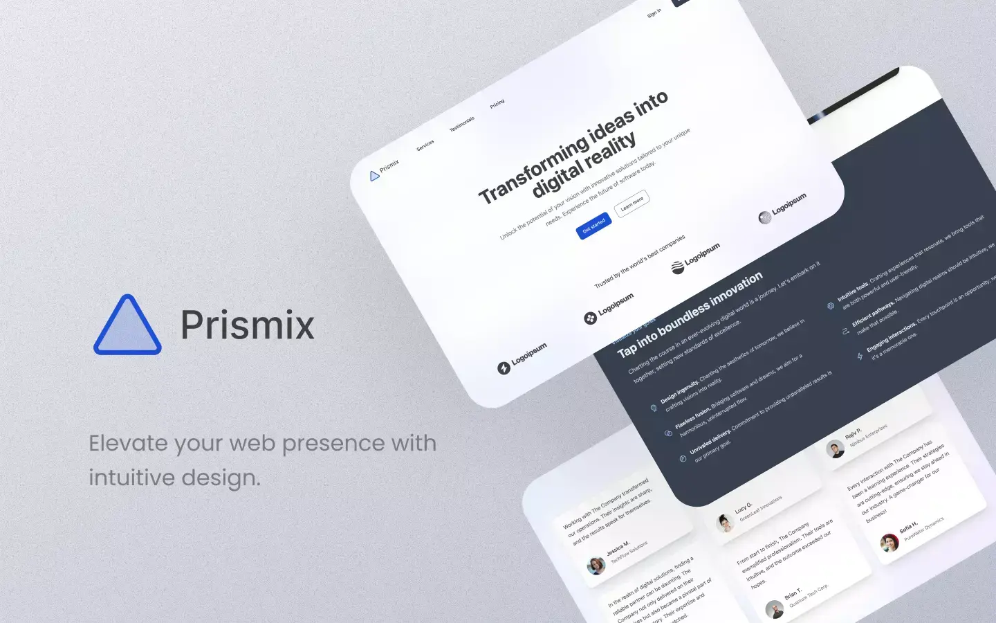 Prismix Pro - SaaS HTML5 Responsive Website Template