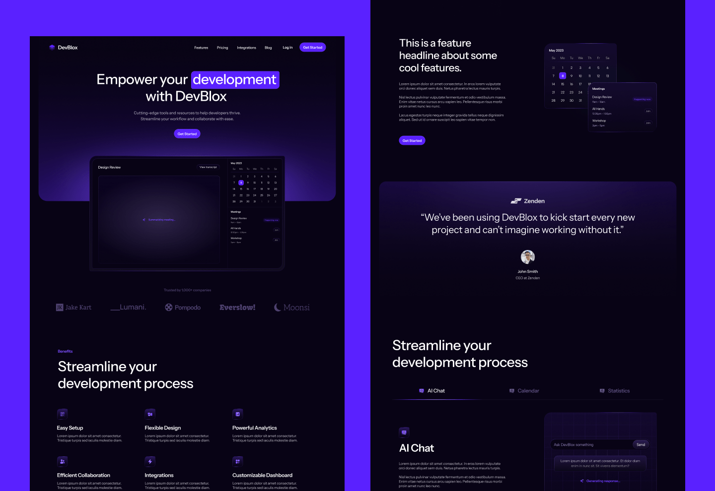 DevBlox - SaaS HTML5 Responsive Website Template