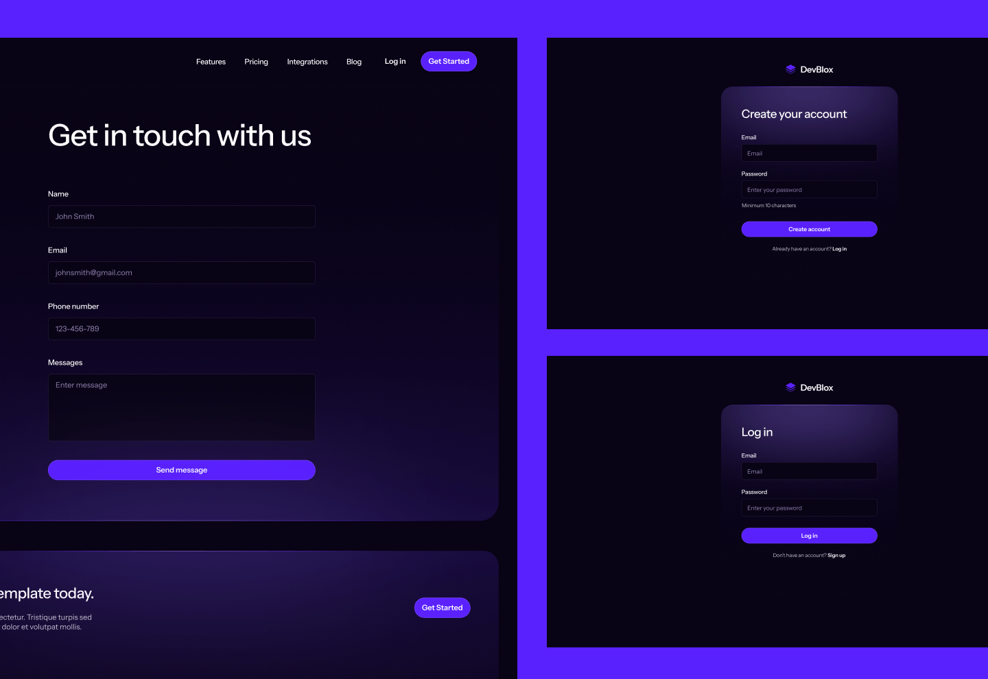 DevBlox - SaaS HTML5 Responsive Website Template