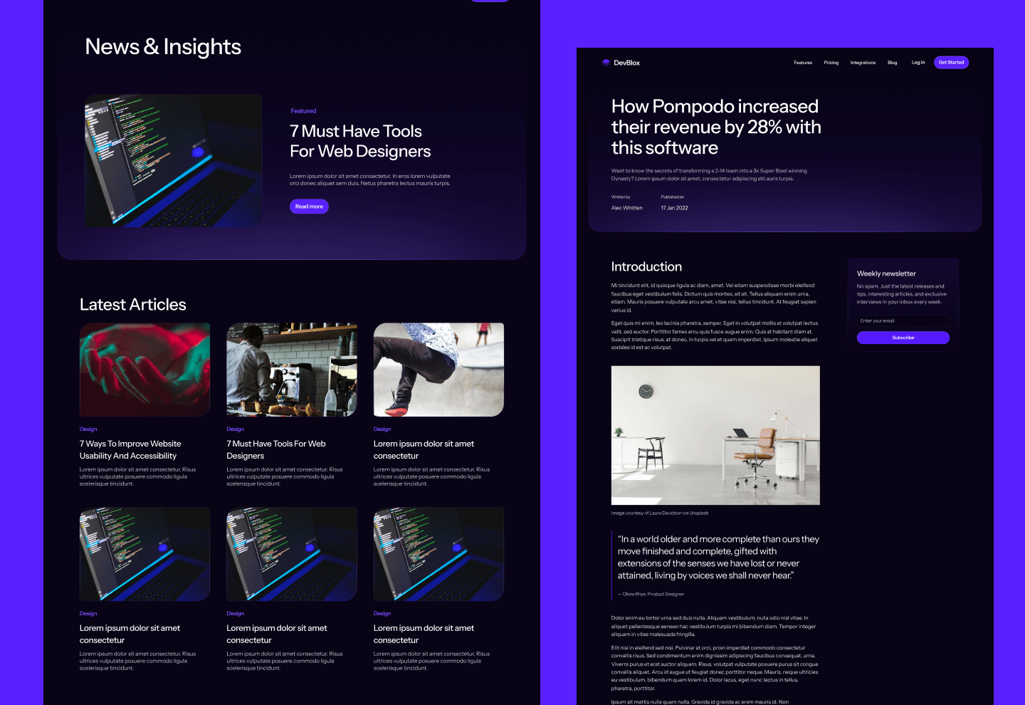 DevBlox - SaaS HTML5 Responsive Website Template