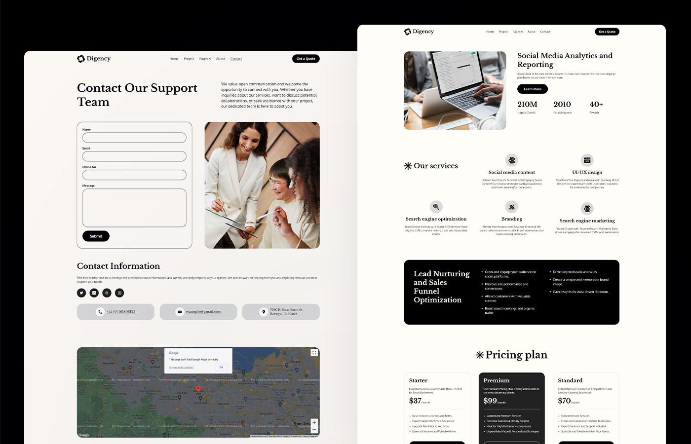 Digency - Agency HTML5 Responsive Website Template