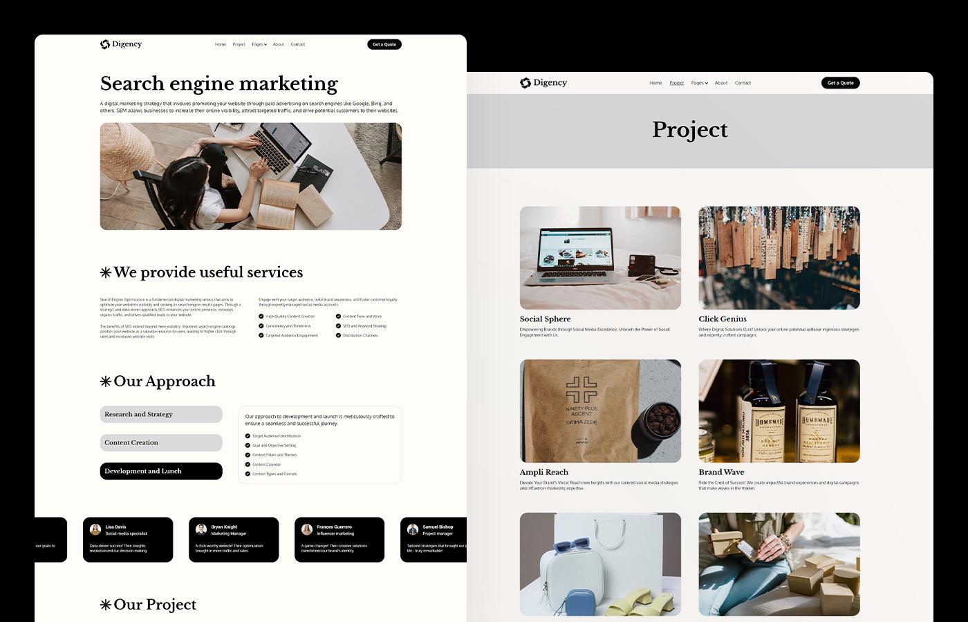 Digency - Agency HTML5 Responsive Website Template