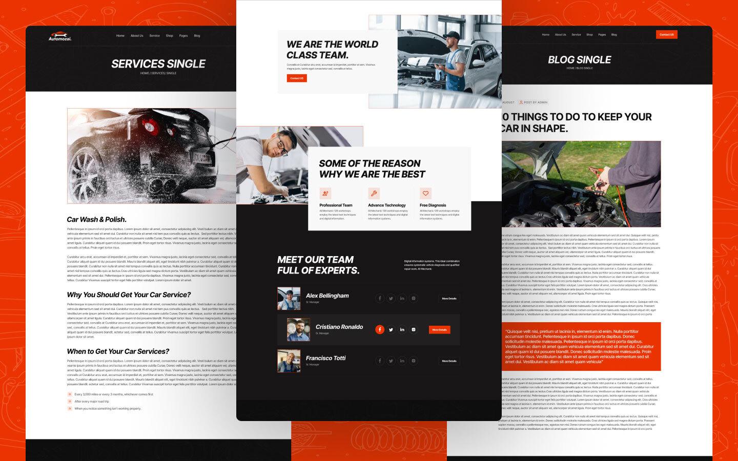 Automozai - Automotive HTML5 Responsive Website Template