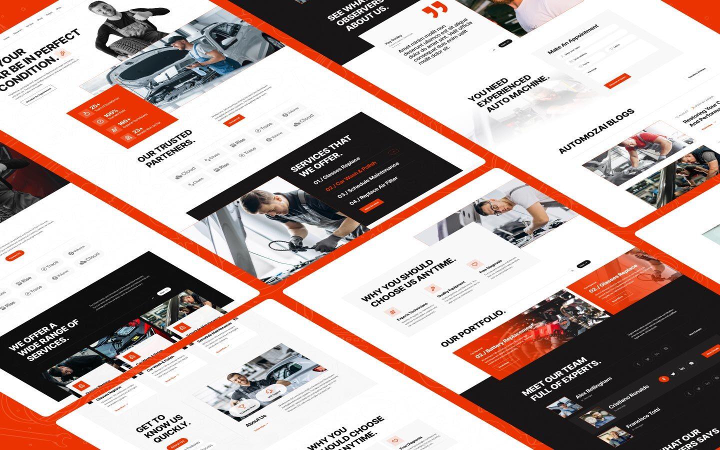 Automozai - Automotive HTML5 Responsive Website Template
